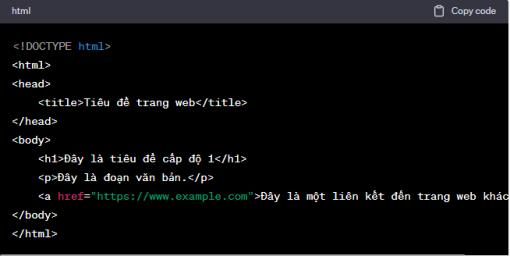 HTML là gì? Tổng quan về HTML và kiến thức về HTML người làm kinh doanh ...